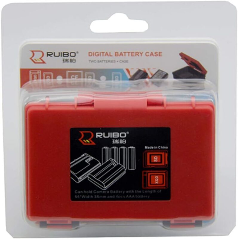 Universal Camera Battery Case 1-Battery, 4-AA CELL 2-SD Card 1-XDQ Card ...