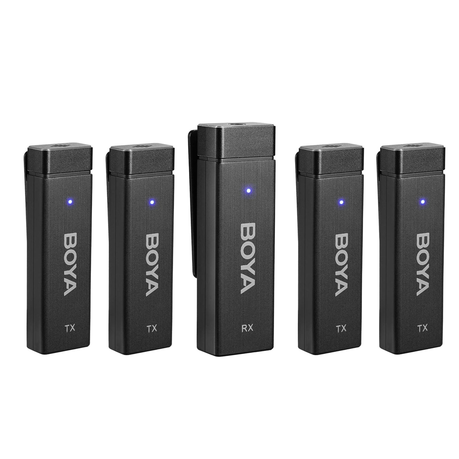 BOYA BY-W4 – 4 Microphone – Wireless Lavalier 2.4GHz Compact Microphone ...