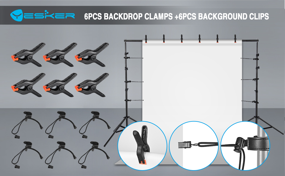 Background Clips Backdrop Clamps for Photography